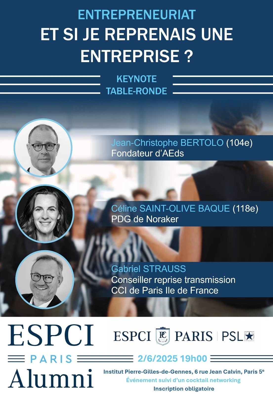 Entrepreneuriat : et si je reprenais une entreprise ? | ESPCI Alumni